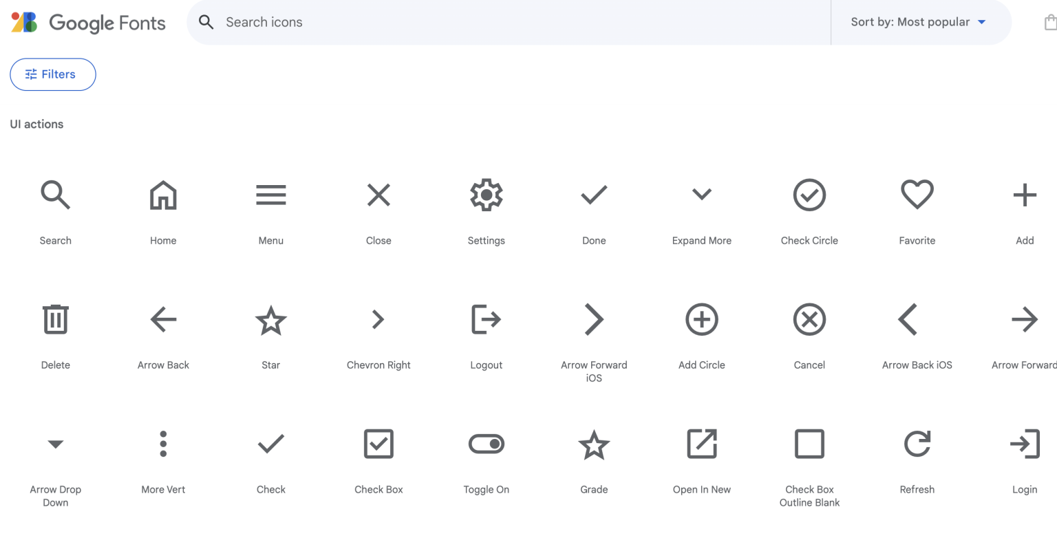 Material Icons - Thay thế Fontawesome Icons? - Unitop.com.vn