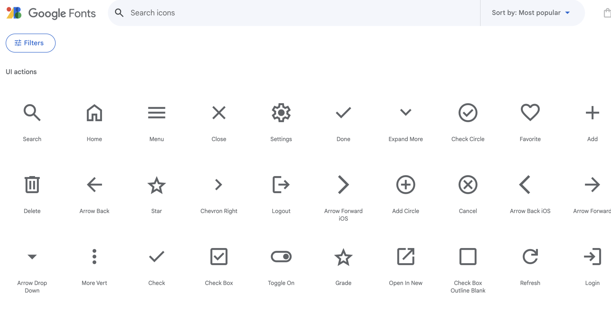 Material Icons - Thay thế Fontawesome Icons? - Unitop.com.vn
